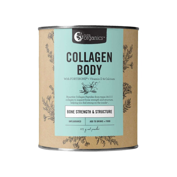 Collagen Body & Fortibone | Nutra Organics | 225G