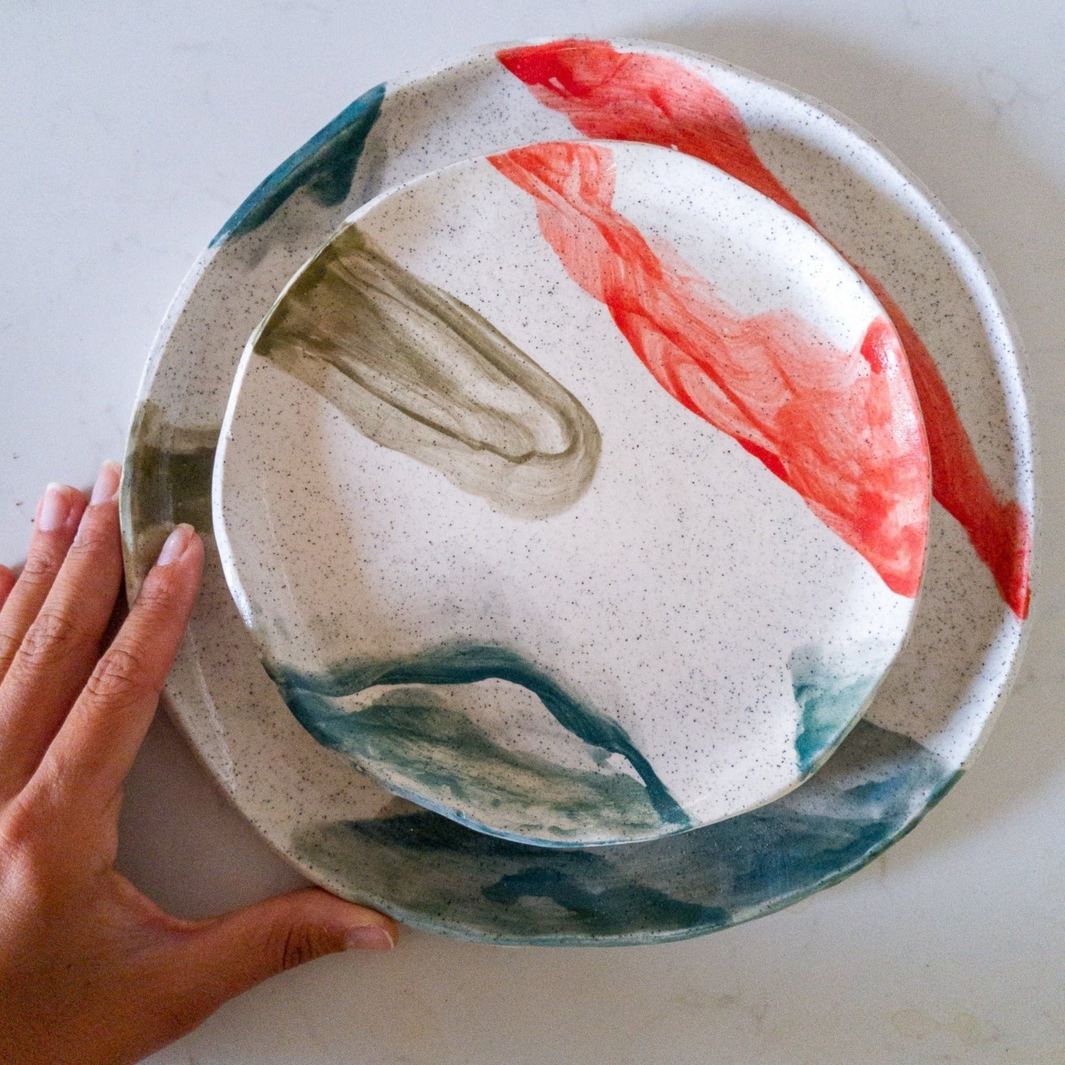 Made To Order | Vibrant Handmade Dinner Set – TRUE WOO