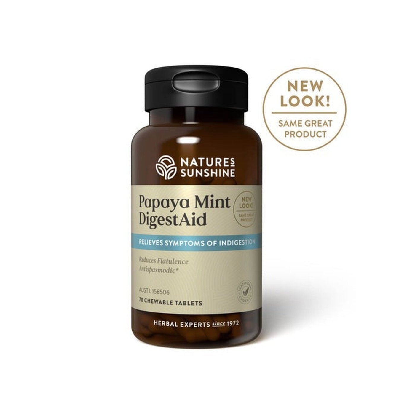 Papaya Mint Digestaid 70 Tablets – TRUE WOO